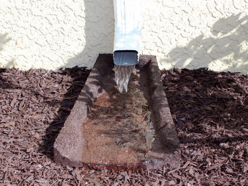 Spring Rains: The Importance of Using a Splash Block