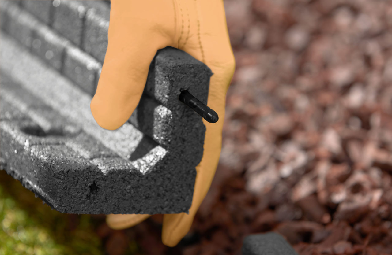 Rubberific Cobblestone Edging